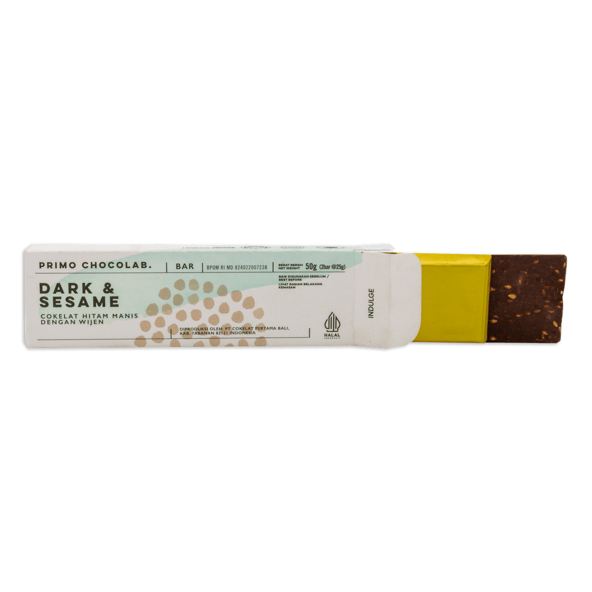 Dark & Sesame Chocolate Bar – Primo Chocolab